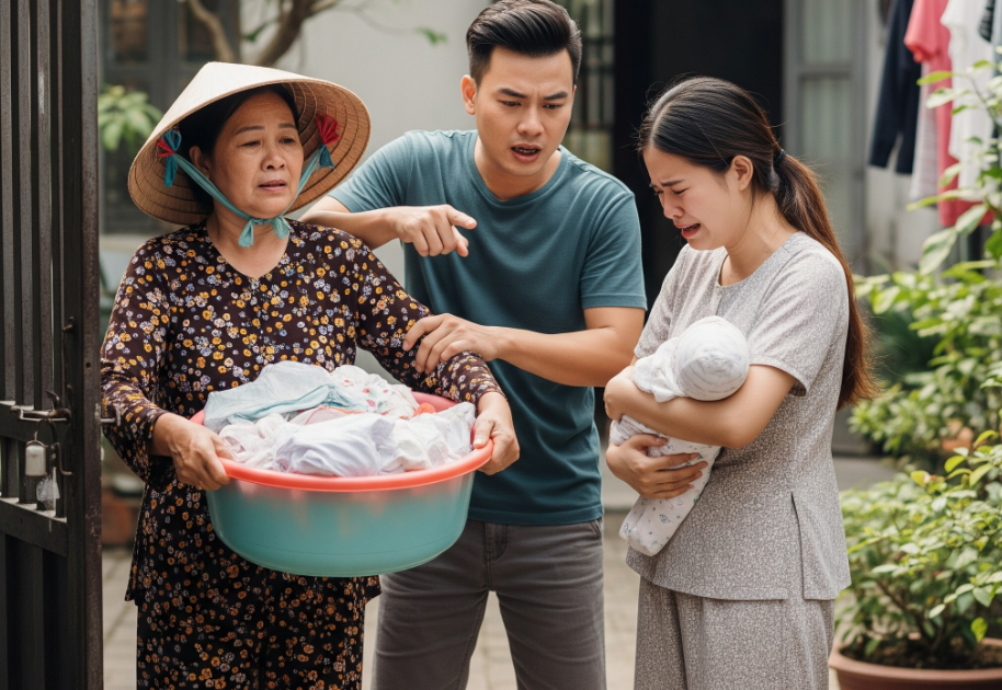 Mẹ vợ đến nhà tôi ở cả tháng trời chỉ để chăm con gái ở cữ, tôi có nói ...